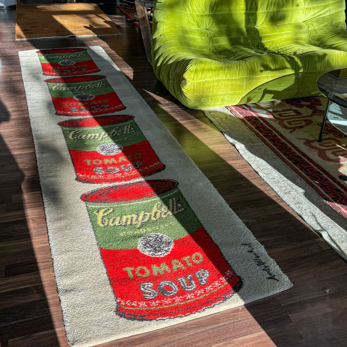 Vintage Andy Warhol Campbell's soup runner – Steppe